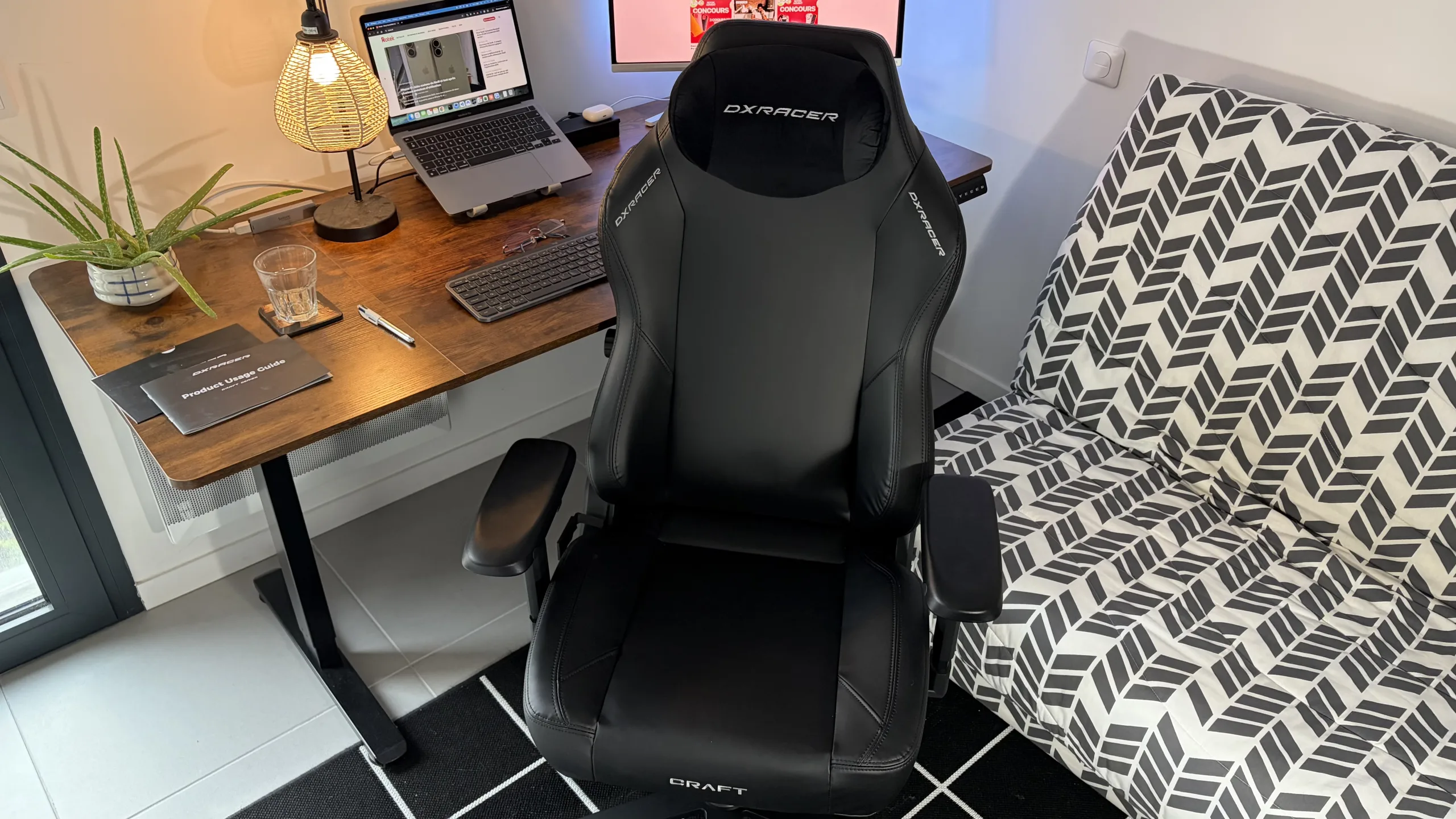 DXRacer Craft : test de cette chaise après 2 mois de télétravail