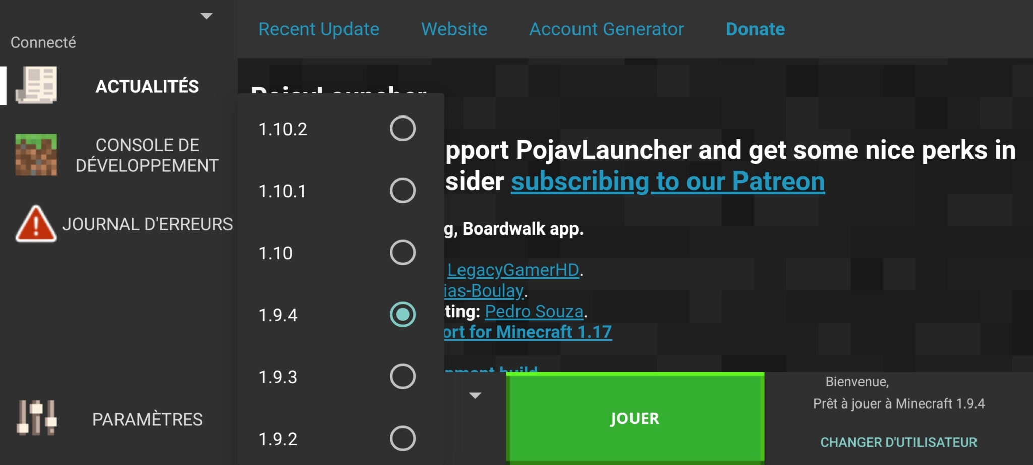 Jouer à Minecraft Java sur Android et iOS