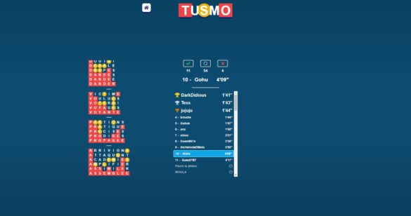 Jouer à Motus en multijoueur : TUSMO