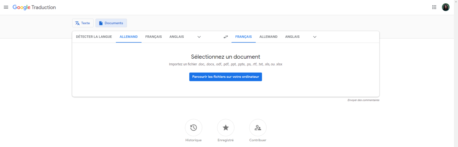 Comment traduire un document avec Google Traduction