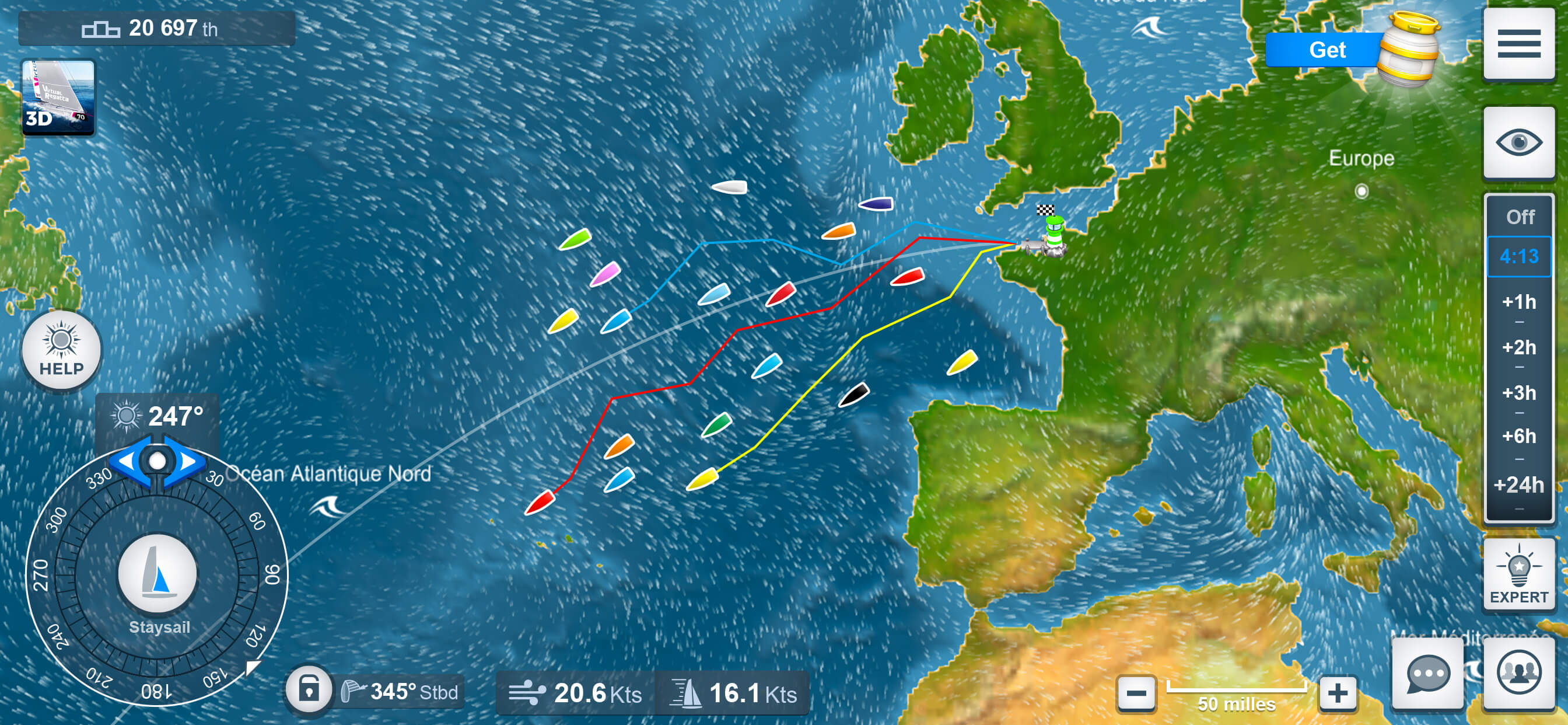 Virtual Regatta : le Vendée Globe, c'est parti