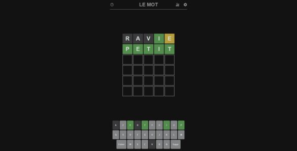 Wordle en français : comment jouer à Le Mot gratuitement